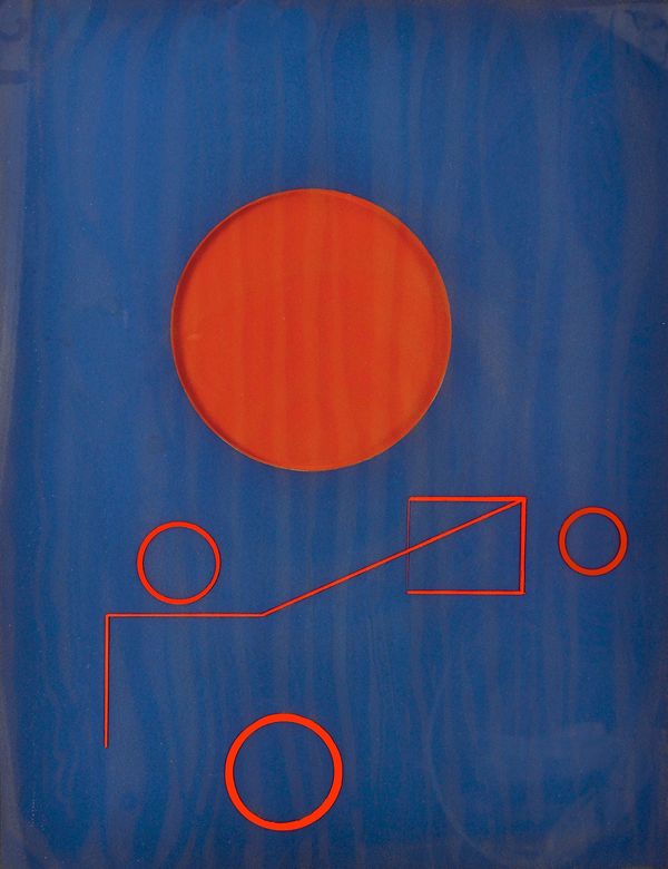 Artrepreneur - Ethereal Structure (Red on Blu
