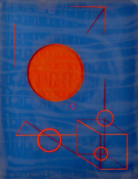 Artrepreneur - Ethereal Structure (Red on Blu